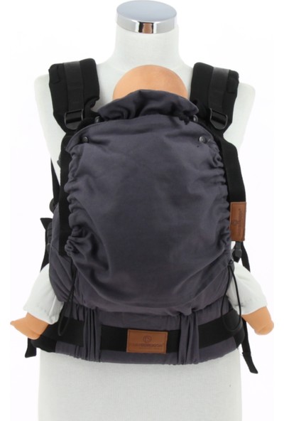 New Age Bebekle Büyüyen %100 Pamuklu Ergonomik Bebek Kanguru (0-4 Yaş) - ANTRASİT