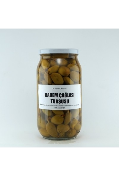 Silifke Sepeti Ev Yapımı Badem Çağlası Turşusu 1,2 Kg Silifke Sepeti Ev Yapımı Badem Çağlası Turşusu 1,2 Kg