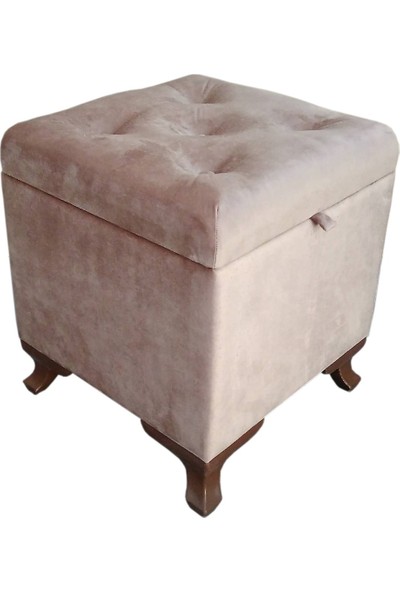 Ertok Sandıklı Puf Kumaş Düğmeli Vizon