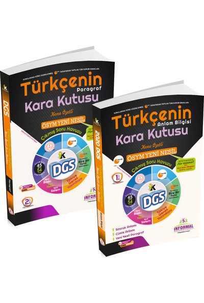 İnformal Yayınları DGS 2020 Türkçenin Kara Kutusu Konu Özetli Soru Bankası Altın Set Paket İnformal Yayınları DGS 2020 Türkçenin Kara Kutusu Konu Özetli Soru Bankası Altın Set Paket