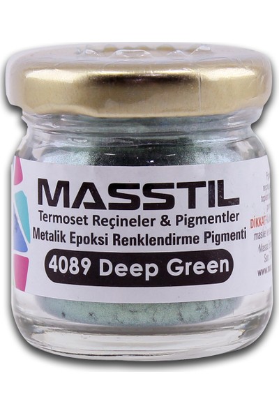 Masstil Metalik Renk Pigmenti Deep Green Masstil Metalik Renk Pigmenti Deep Green