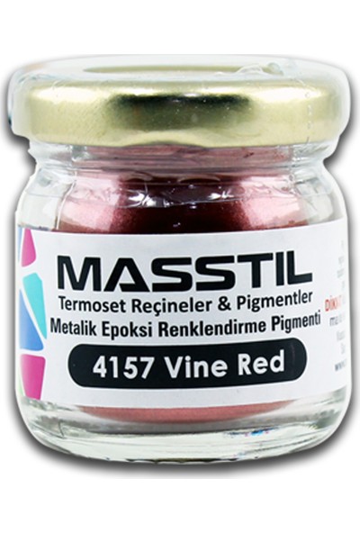 Masstil Metalik Renk Pigmenti Vine Red Masstil Metalik Renk Pigmenti Vine Red