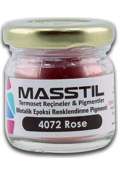 Masstil Metalik Renk Pigmenti Rose Masstil Metalik Renk Pigmenti Rose
