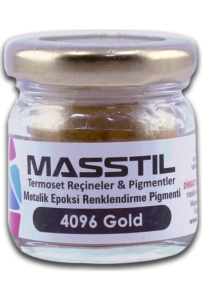 Masstil Metalik Renk Pigmenti Gold Masstil Metalik Renk Pigmenti Gold