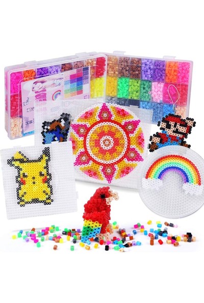 Roseroi Hama Boncuk Seti - Ütü Ile Yapışan Hama Hamarat Boncuk Oyun Seti