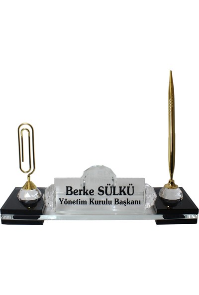Ikiyıldız Kristal AS092 Kişiye Özel Masaüstü Kristal Kartvizitlik Kalemlik Ataşlık Isimlik Seti Ikiyıldız Kristal AS092 Kişiye Özel Masaüstü Kristal Kartvizitlik Kalemlik Ataşlık Isimlik Seti