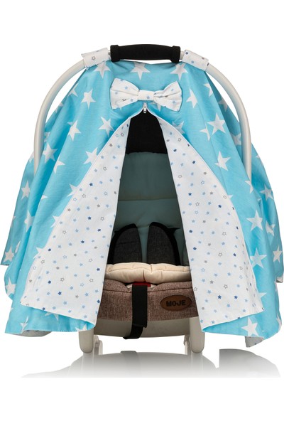 Moje Puset Örtüsü - Mavi Moje Puset Örtüsü - Mavi