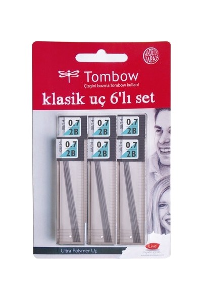Tombow 0.7 2b Uç 6'lı