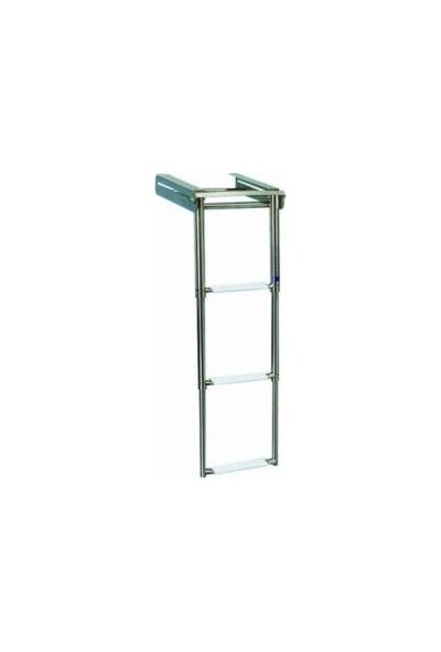 Platform Altı Teleskopik Paslanmaz Merdiven 3 Basamak 85 cm Platform Altı Teleskopik Paslanmaz Merdiven 3 Basamak 85 cm