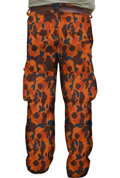 107 Kıbrıs Turuncu Kamuflaj - Av Pantolonu-02