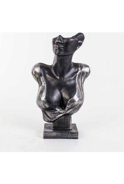 By Ari Dekoratif Kadın Büst Lame