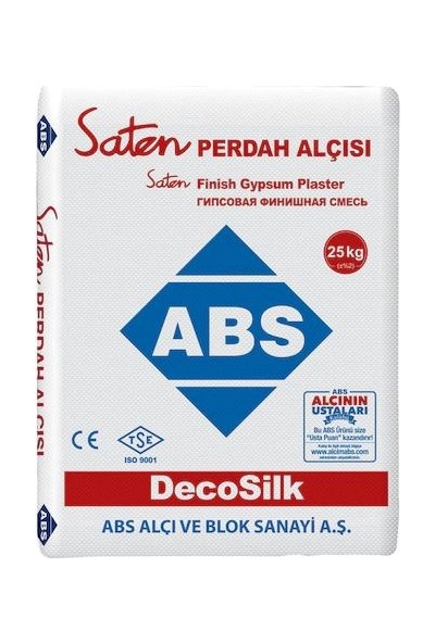 Abs Saten Alçı 25 kg