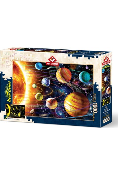 Art Puzzle Güneş Sistemi 1000 Parça Neon Puzzle Art Puzzle Güneş Sistemi 1000 Parça Neon Puzzle