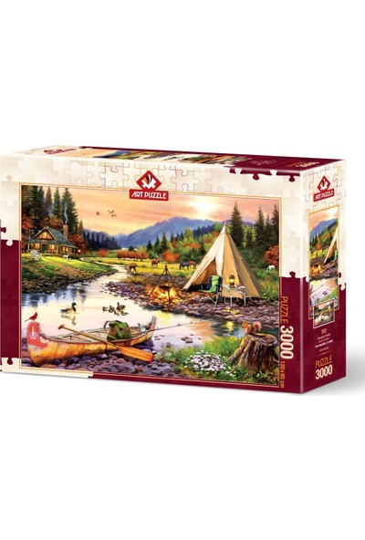 Art Puzzle Kamp Dostları 3000 Parça Puzzle Art Puzzle Kamp Dostları 3000 Parça Puzzle
