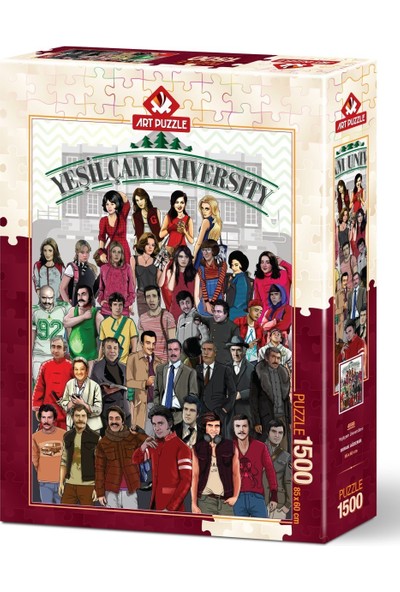 Art Puzzle Yeşilçam Üniversitesi 1500 Parça Puzzle