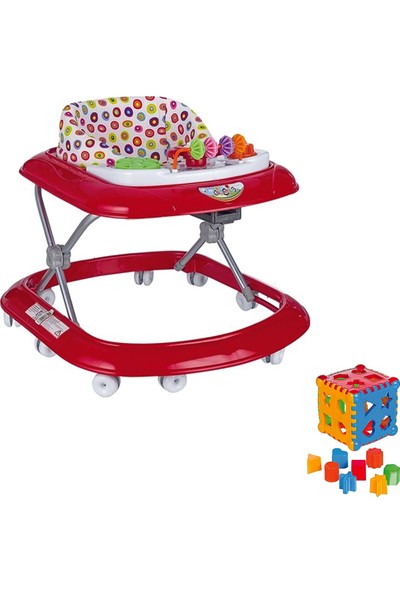 Taşpınar 3 Kademeli Bebek Yürüteci + Oyuncak Taşpınar 3 Kademeli Bebek Yürüteci + Oyuncak