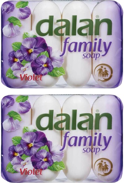 Dalan Family El Sabunu Menekşe 4 lü 2 Paket Dalan Family El Sabunu Menekşe 4 lü 2 Paket