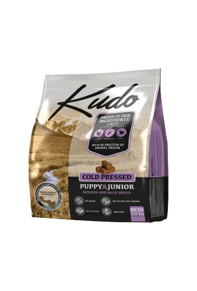 Kudo Orta ve Büyük Irk Yavru Tahılsız Mama 2,5 kg