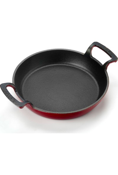 Lava Döküm Yuvarlak Tava Sahan 20 cm Kırmızı
