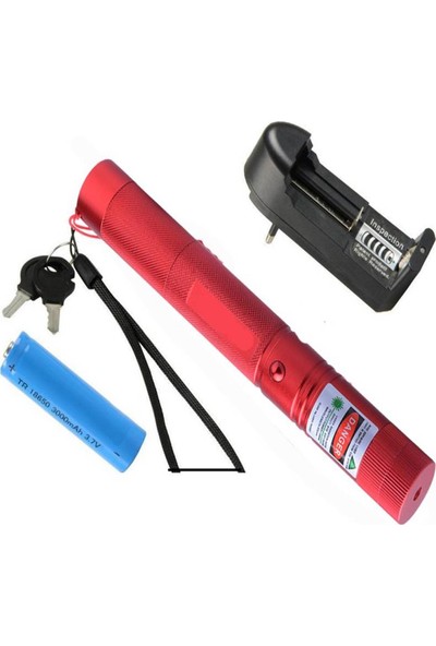 Yopigo FİX-2020 Turbo Işın Şarjlı Yeşil Şarjlı Lazer Pointer 15000 Mw