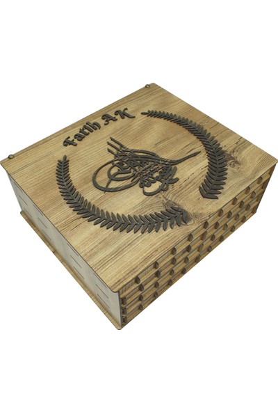 Tasarı Mekanı Kişiye Özel 4 Katlı Ahşap Tesbih Kutusu Tasarı Mekanı Kişiye Özel 4 Katlı Ahşap Tesbih Kutusu
