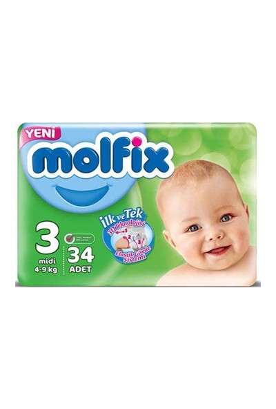 Molfıx Jumbo 3D 34 Adet Mıdı Molfıx Jumbo 3D 34 Adet Mıdı