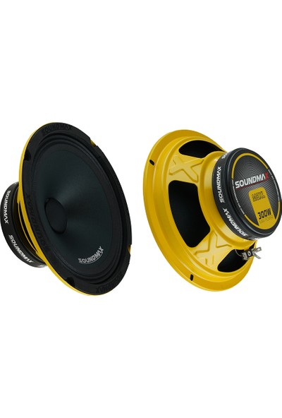 Soundmax Oto Hoparlör 300W 20 cm Midrange 2 Adet Soundmax SX-M8XL Soundmax Oto Hoparlör 300W 20 cm Midrange 2 Adet Soundmax SX-M8XL