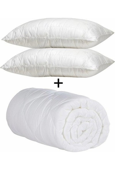 Soley Çift Kişilik Pamuk Yorgan Seti + 2 Adet Yastık Soley Çift Kişilik Pamuk Yorgan Seti + 2 Adet Yastık