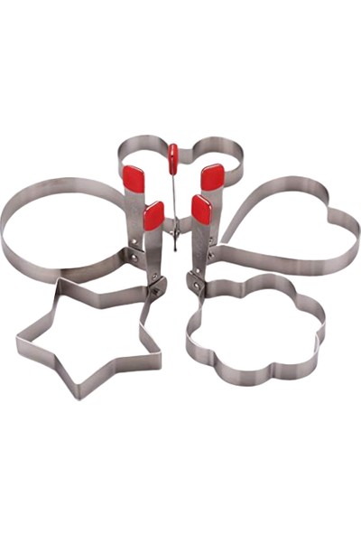 Narkalip Omlet ve Krep Pişirme Kalıbı 5'li Set Narkalip Omlet ve Krep Pişirme Kalıbı 5'li Set