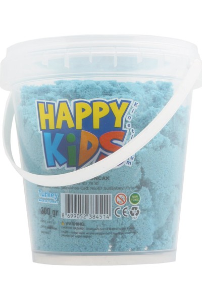 Happy Kids Kinetik Kum Mavi 300 gr Kavanoz Happy Kids Kinetik Kum Mavi 300 gr Kavanoz
