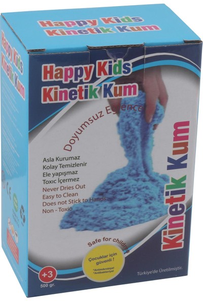 Happy Kids Mavi Kinetik Kum 500 gr Paket Happy Kids Mavi Kinetik Kum 500 gr Paket