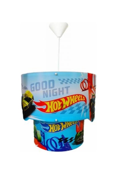 Idea Hot Wheels 3 Boyutlu Tavan Lambası 3D Aydınlatma Sarkıt Idea Hot Wheels 3 Boyutlu Tavan Lambası 3D Aydınlatma Sarkıt