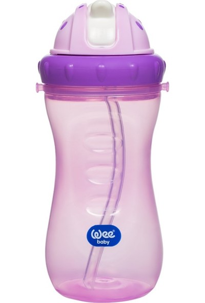 Wee Baby Pipetli Bardak Suluk Alıştırma Askılı Damlatmaz Mor Wee Baby Pipetli Bardak Suluk Alıştırma Askılı Damlatmaz Mor