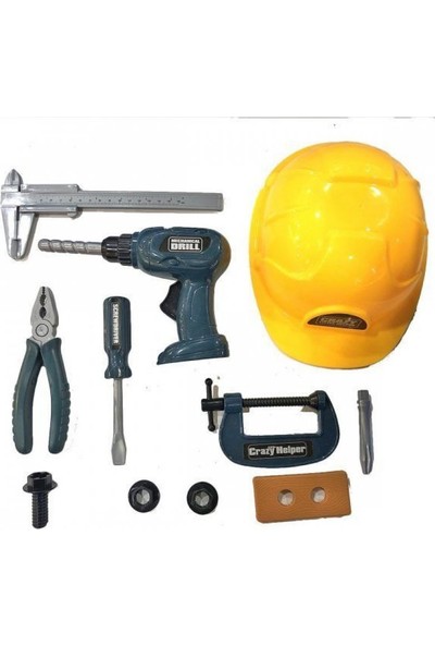 Toys e Toys Baretli Matkaplı 14 Parça Oyuncak Tamir Seti