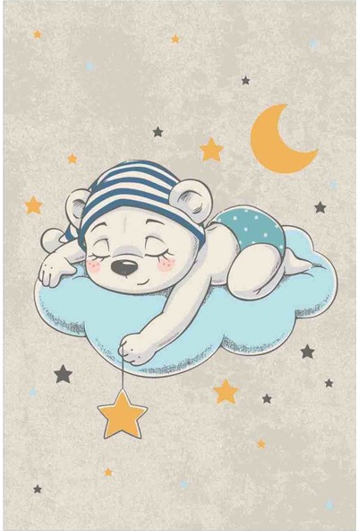 Soley Lateks Süngerli Çocuk Odası Halısı 130 x 190 cm