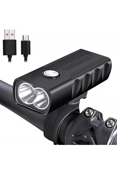 Havana 1000 Lümen USB Şarjlı Bisiklet Ön Far Işık Fener