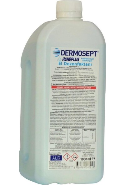Dermosept Handplus El Dezenfektanı 1 l Dermosept Handplus El Dezenfektanı 1 l