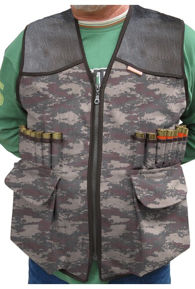 Horizon Av 14 Kıbrıs Puzzle Kmf + Elyaflı + Suni Deri Drb. - Av Yeleği-0214