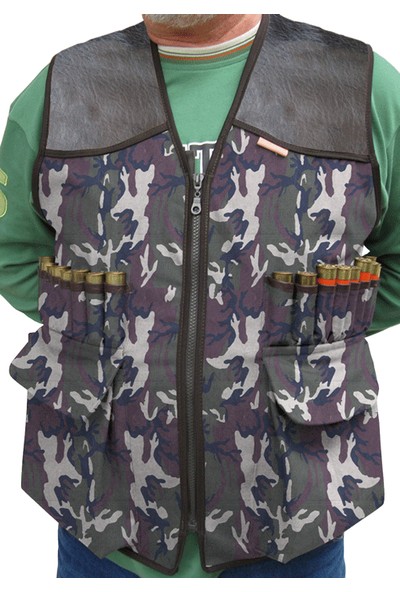 Horizon Av 14 Kıbrıs Yeşil Kmf + Elyaflı + Suni Deri Drb. - Av Yeleği-0213