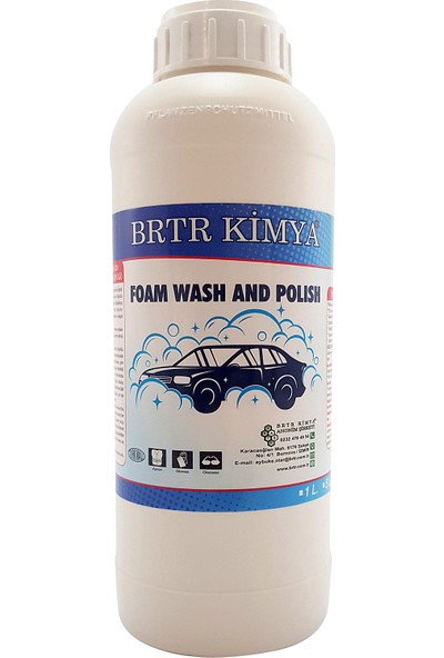 Brtrkimya 1 lt Fırçasız Oto Yıkama ve Parlatma Köpüğü Brtrkimya 1 lt Fırçasız Oto Yıkama ve Parlatma Köpüğü
