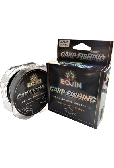 Bojın Carp Line 0,40MM 300MT Misina Siyah Bojın Carp Line 0,40MM 300MT Misina Siyah