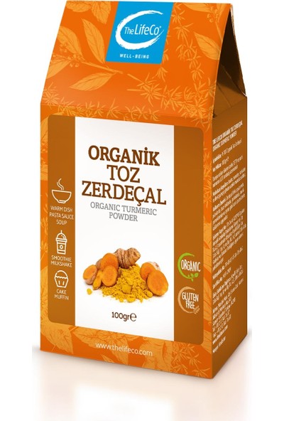 The LifeCo Organik Toz Zerdeçal 100 gr