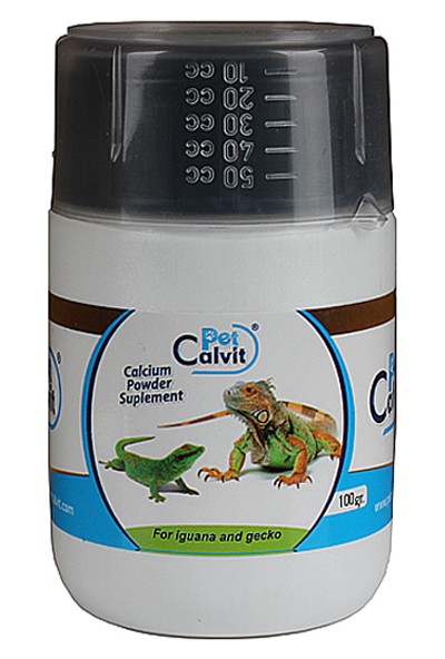 Petcalvit Kalsiyum Tozu Iguana Geçko Dragon Bukalemun Calcium Powder 100 gr