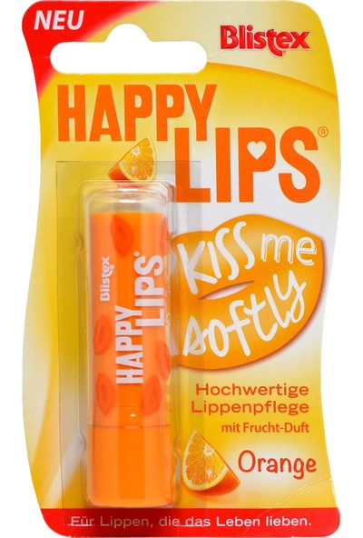 Blistex Happy Lips Portakal Aromalı Dudak Nemlendirici 3,7 gr Blistex Happy Lips Portakal Aromalı Dudak Nemlendirici 3,7 gr