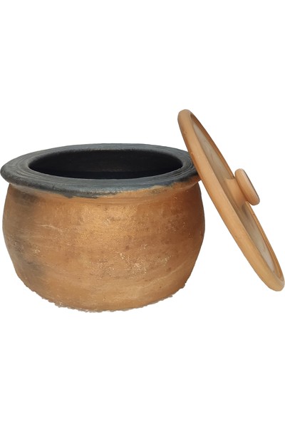 Mogan Çömlekçilik Toprak El Yapımı Büyük Boy Güveç 8-10 Kişilik + Kapak Mogan Çömlekçilik Toprak El Yapımı Büyük Boy Güveç 8-10 Kişilik + Kapak