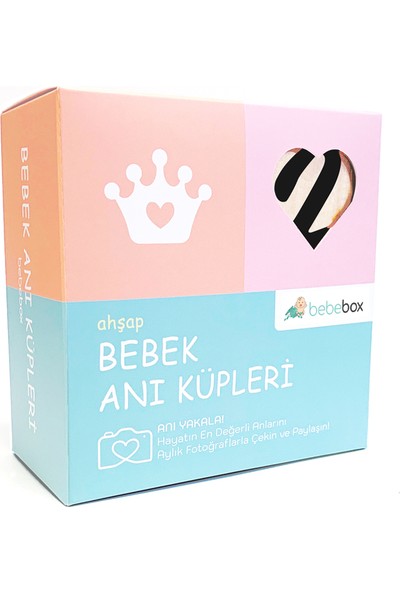 Bebebox Bebek Anı Küpleri Siyah