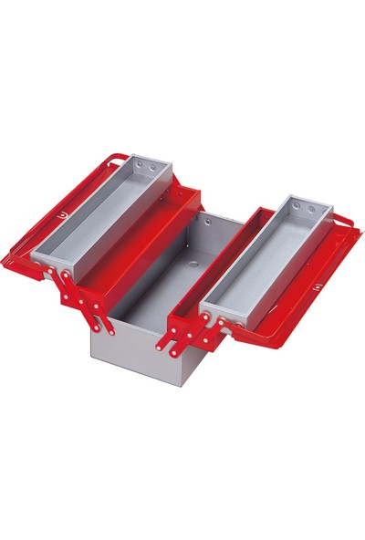 İzeltaş 5 Gözlü Metal Takım Çantası Uzunboy 600 8420336405