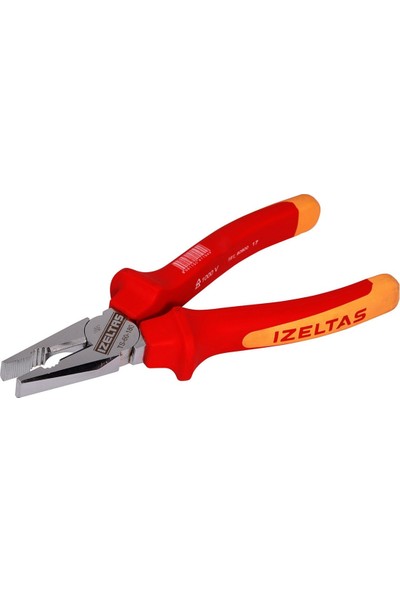 İzeltaş 1000V İzoleli Elektrikçi Kombine Pense 160 mm 3020126160 İzeltaş 1000V İzoleli Elektrikçi Kombine Pense 160 mm 3020126160