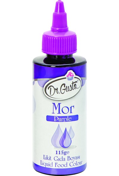 Dr Gusto Sıvı Gıda Boyası 115 gr Mor