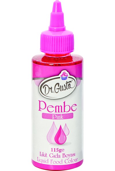 Dr Gusto Sıvı Gıda Boyası 115 gr Pembe Dr Gusto Sıvı Gıda Boyası 115 gr Pembe
